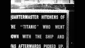 TITANIC CHRONICLE: QUARTERMASTER HICHENS - HD - Film & Video Stock